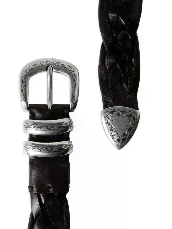Brunello Cucinelli Braided Leather Belt