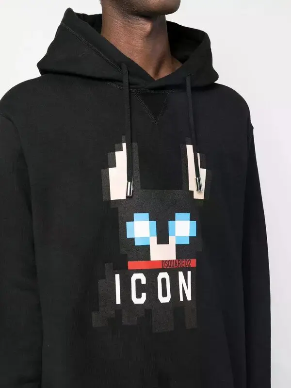 Dsquared2 Icon-print Cotton Hoodie