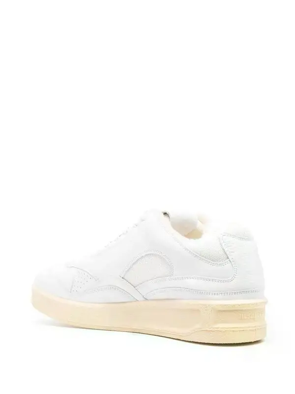 JIL SANDER Panelled Low-top Leather Sneakers