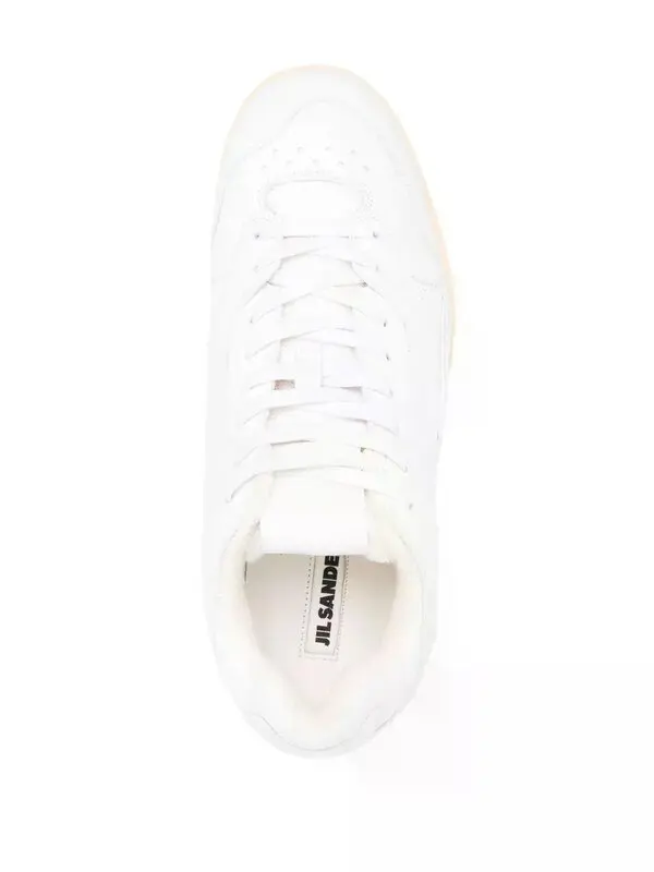 JIL SANDER Panelled Low-top Leather Sneakers