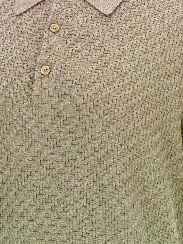 Brioni Knitted Polo Shirt