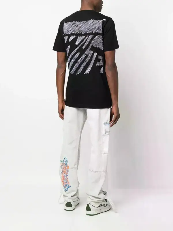 Off-White Scribble Diag Printed T-shirt