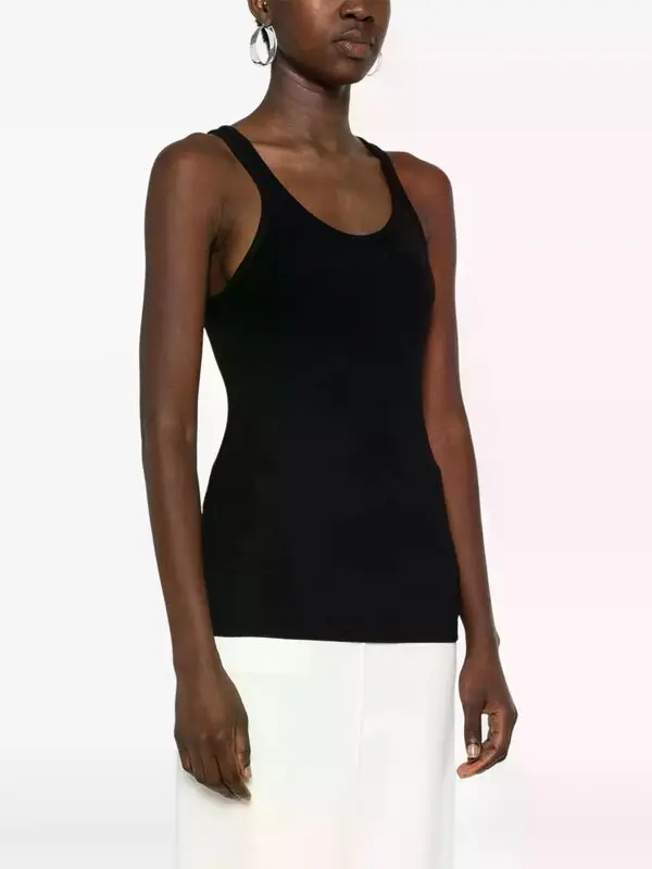 AGOLDE Sleeveless Ribbed-knit Top