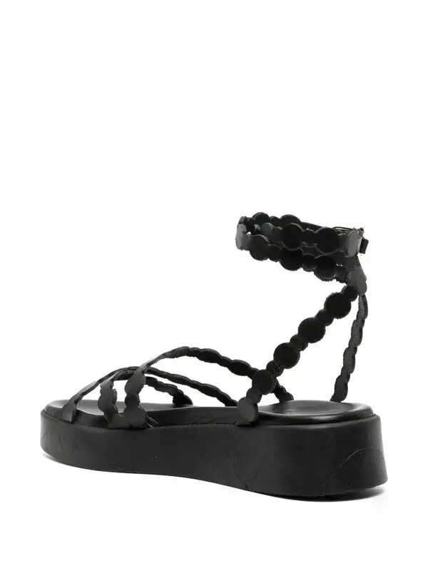 ANCIENT GREEK SANDALS Aspis Flatform Leather Sandals