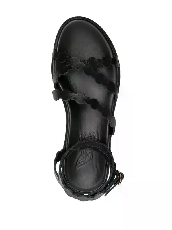 ANCIENT GREEK SANDALS Aspis Flatform Leather Sandals