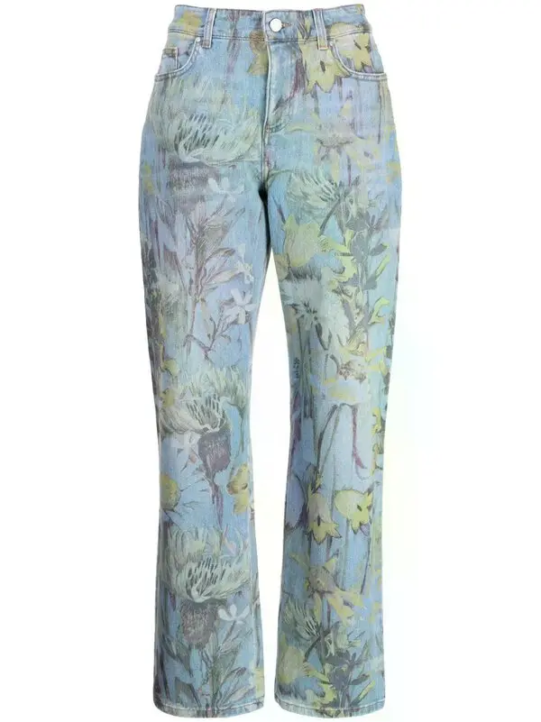 Stella McCartney Rewild Flora Denim Trousers
