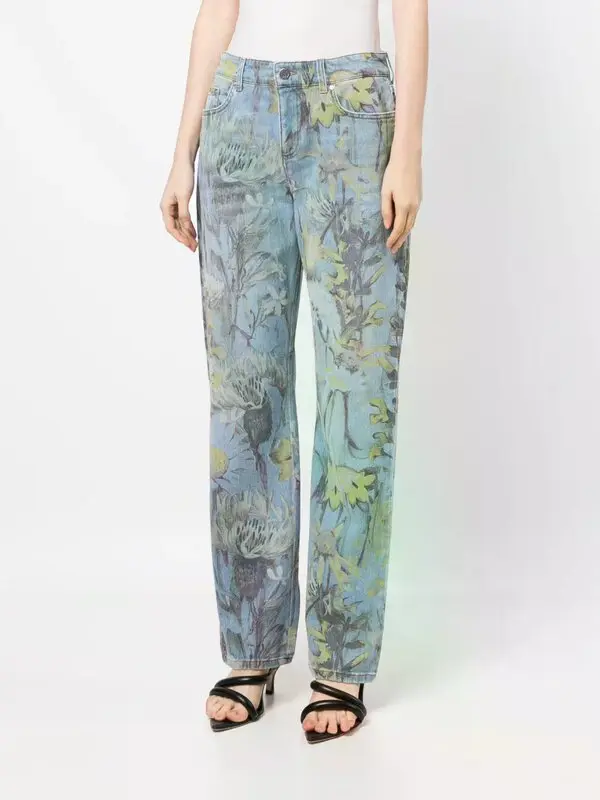 Stella McCartney Rewild Flora Denim Trousers