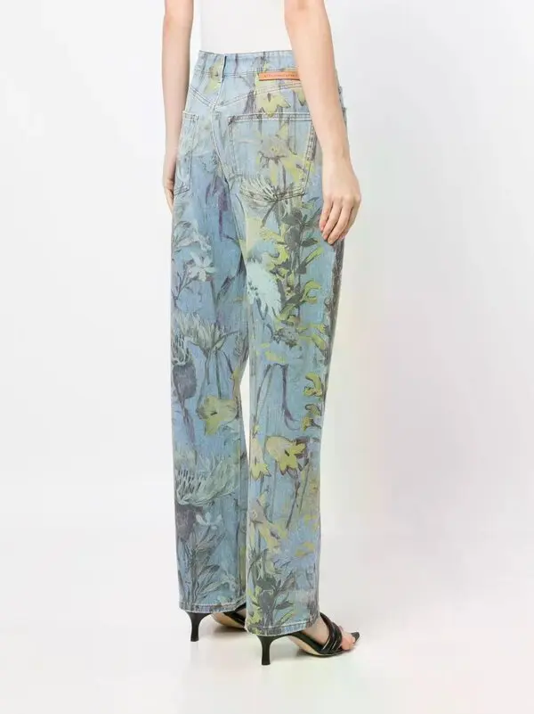 Stella McCartney Rewild Flora Denim Trousers
