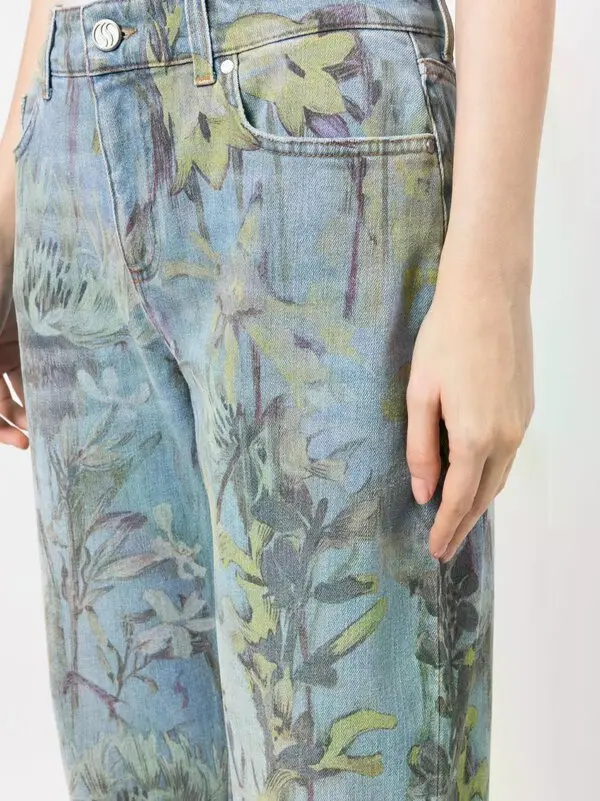 Stella McCartney Rewild Flora Denim Trousers