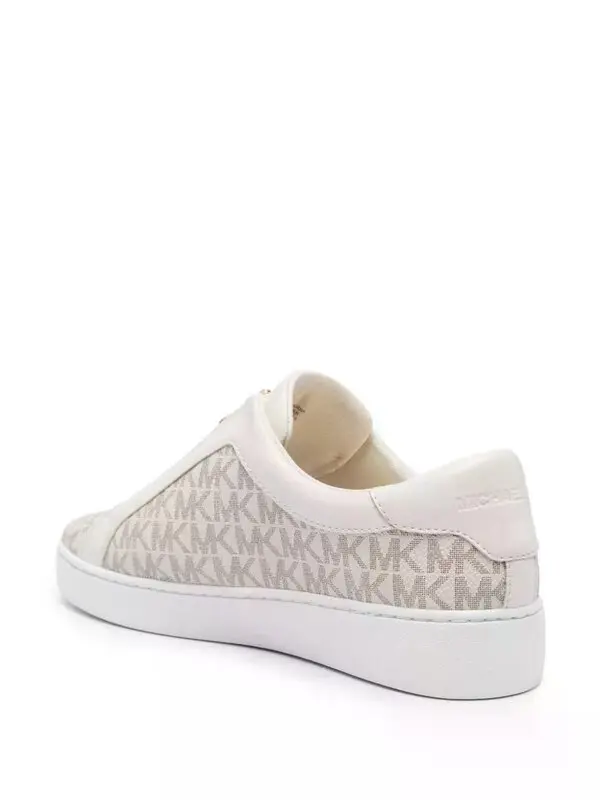 Michael Kors Keaton Logo-print Slip-on Trainers - Neutrals