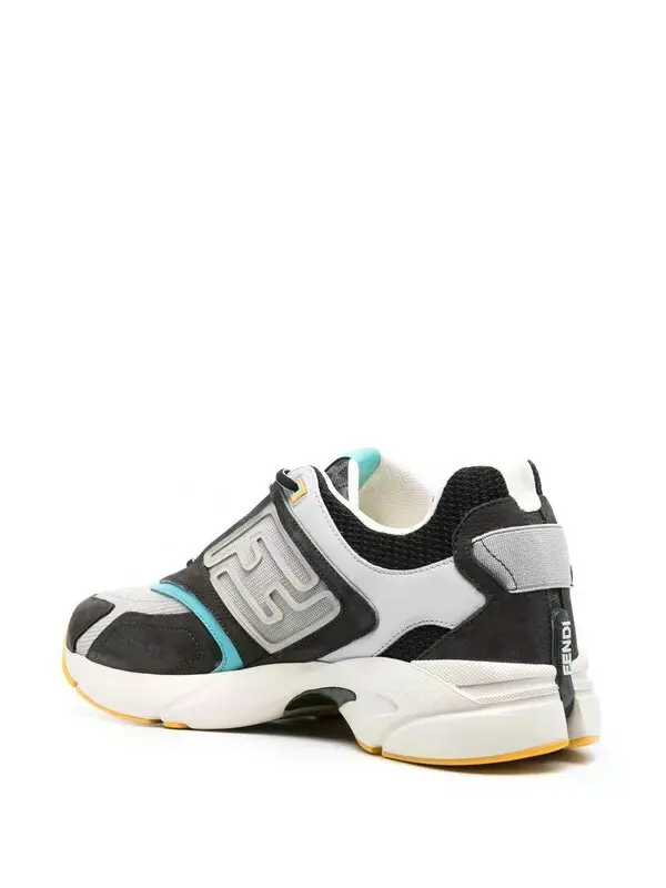 Fendi Logo Embossed Low-top Sneakers
