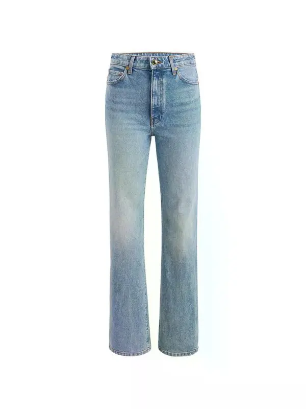 Khaite Danielle Straight-leg Jeans - Blue
