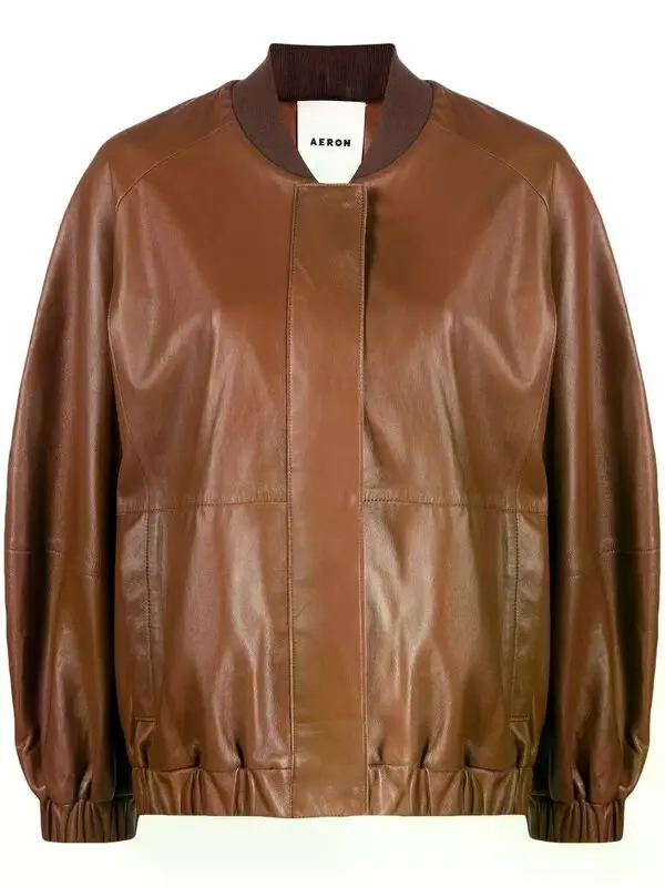 AERON Lambskin Bomber Jacket