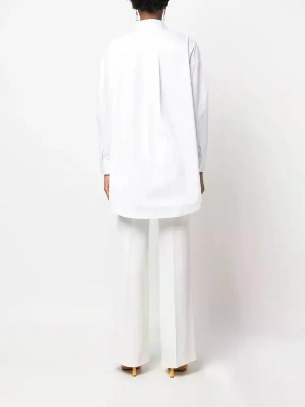 Ermanno Scervino Embroidered Cotton Shirt