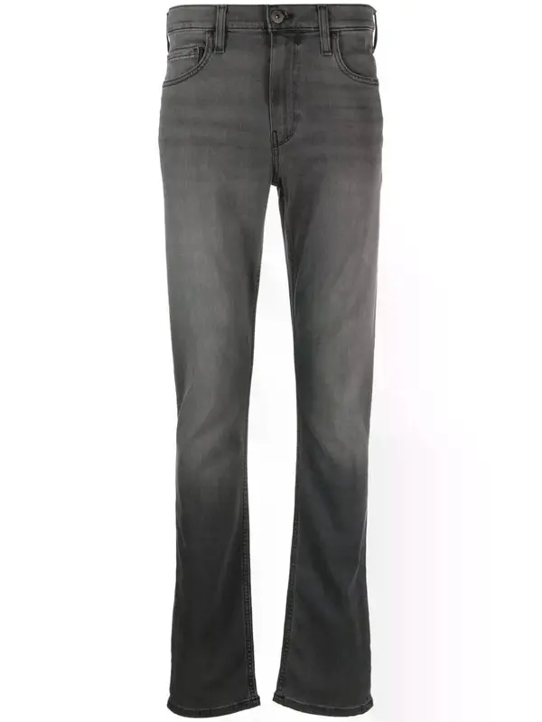 Paige Lennox Low-rise Skinny Jeans - Grey