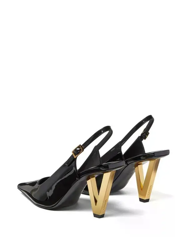Versace 85mm V2025 Slingback Pumps