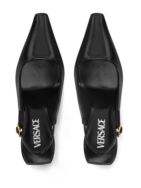 Versace 85mm V2025 Slingback Pumps