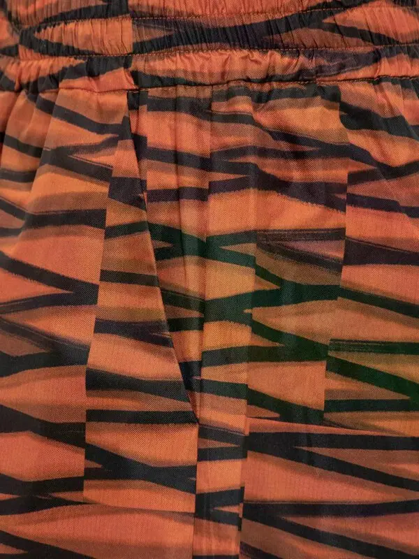 PIERRE-LOUIS MASCIA Printed Straight Leg Shorts