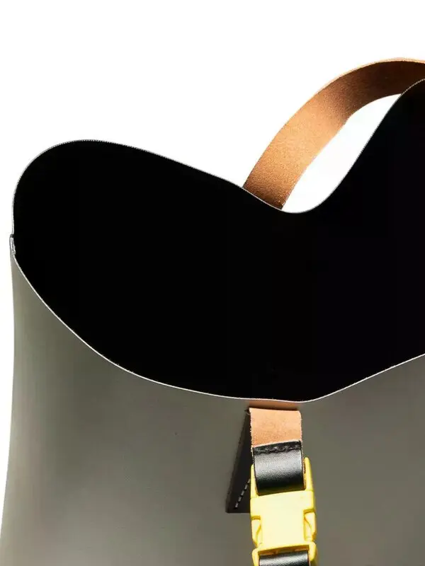 Marni Logo-print Leather Tote Bag