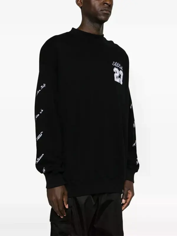 Off-White Logo Skate Cotton Sweatshirt