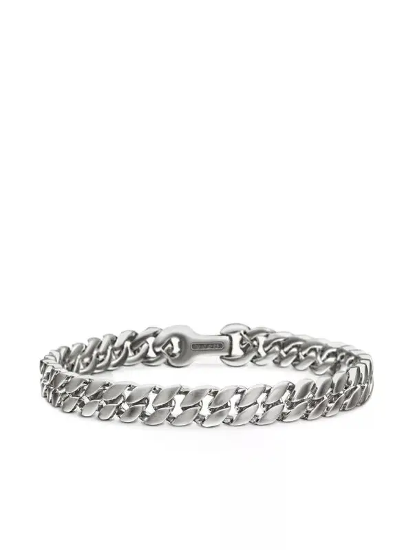 David Yurman Sterling Curb Chain Bracelet