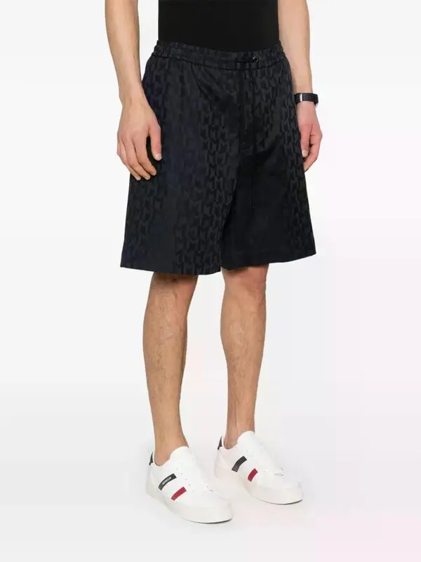 Moncler Monogram Jacquard Shorts