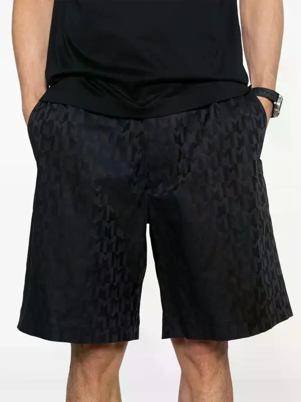 Moncler Monogram Jacquard Shorts