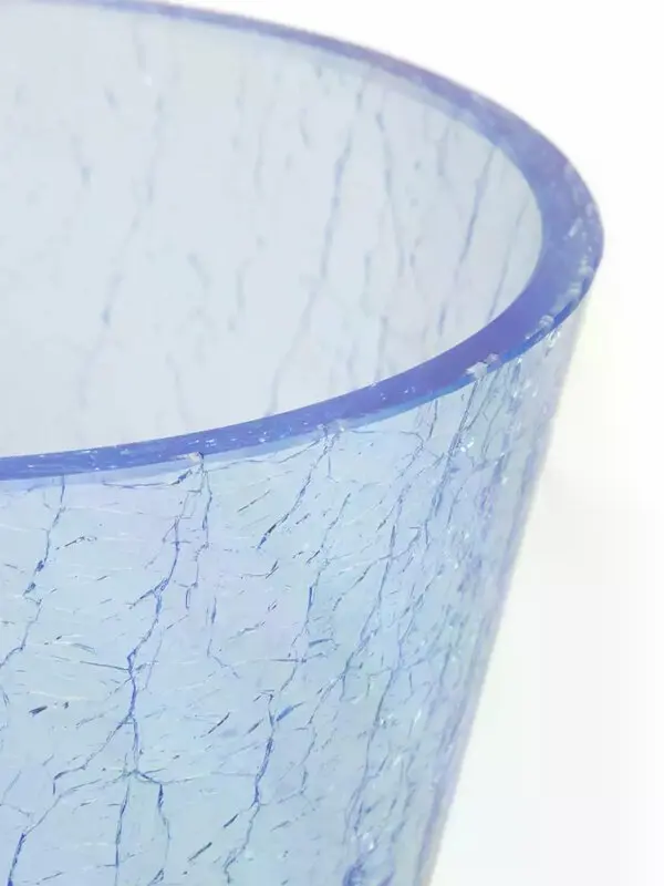 KLIMCHI Felicity Cracked-effect Vase - Blue