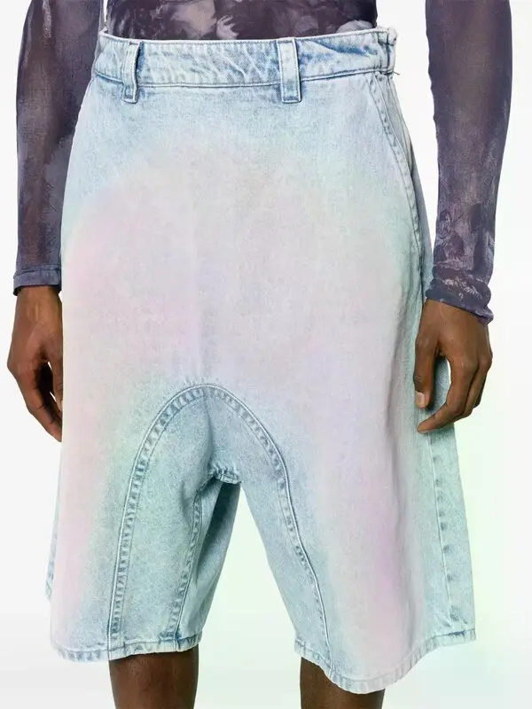 Y/project Ice Soufflé Denim Shorts