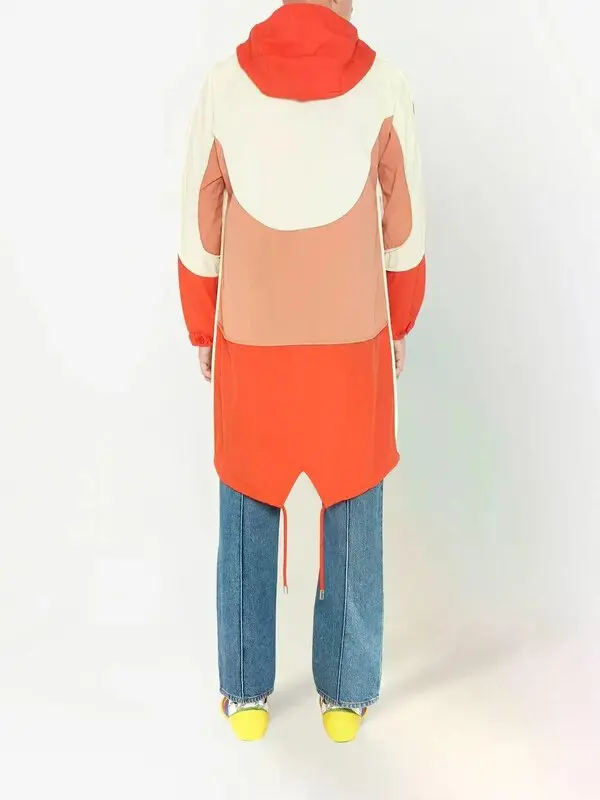 JW Anderson Colour-block Parka With Embroidered Logo