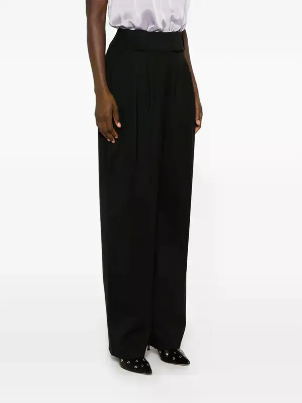 IRO PARIS Allira Textured Wool Blend Trousers