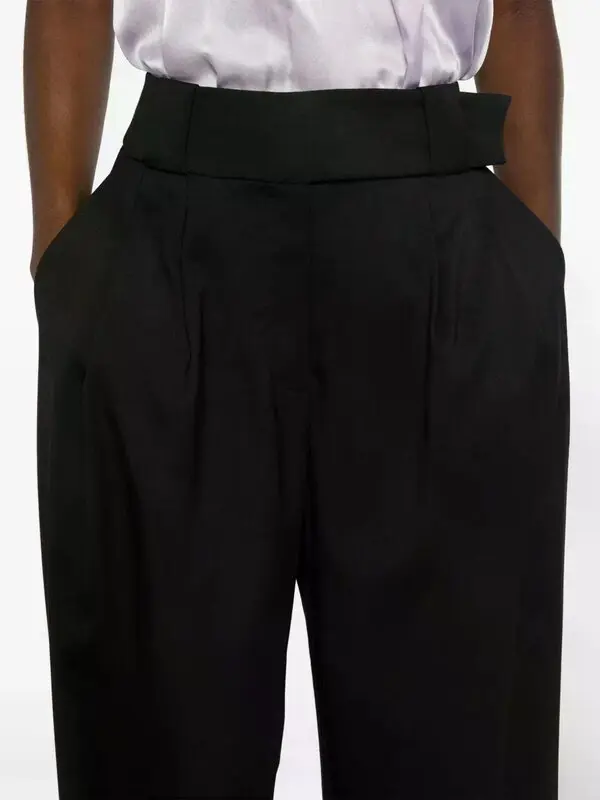 IRO PARIS Allira Textured Wool Blend Trousers