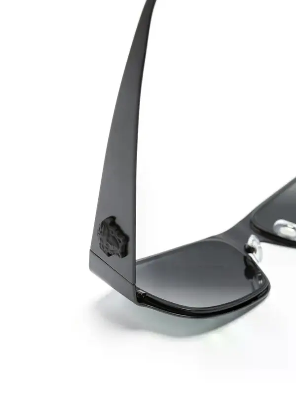 Versace Matte Effect Rectangle Frame Sunglasses