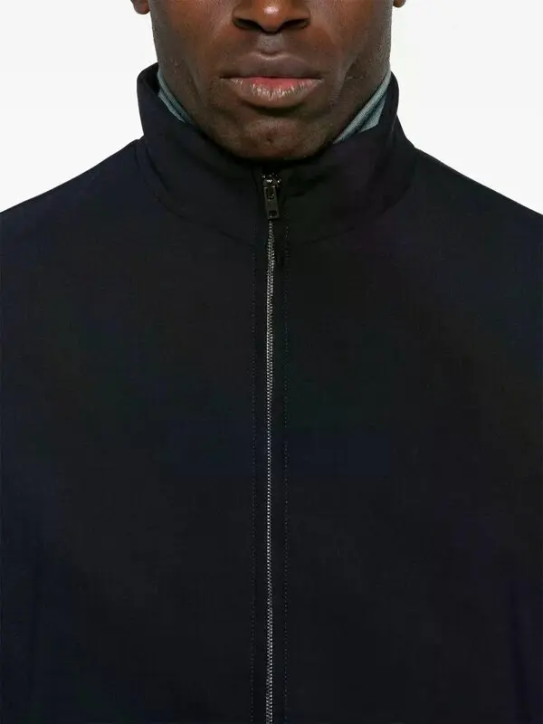 Herno Logo Plaque Zip-up Jacket