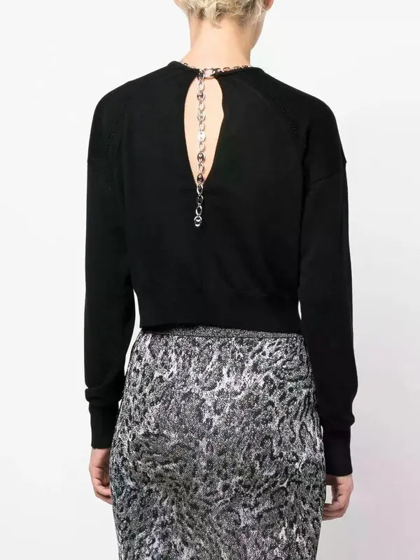 Rabanne Chain-link Neckline Sweater