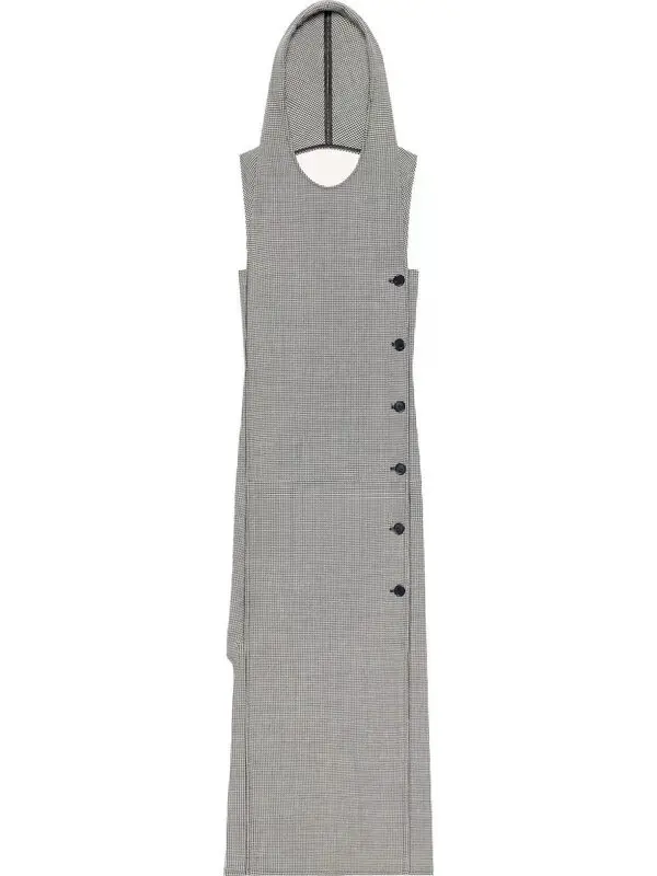 COURREGES Oblique Houndstooth Dress