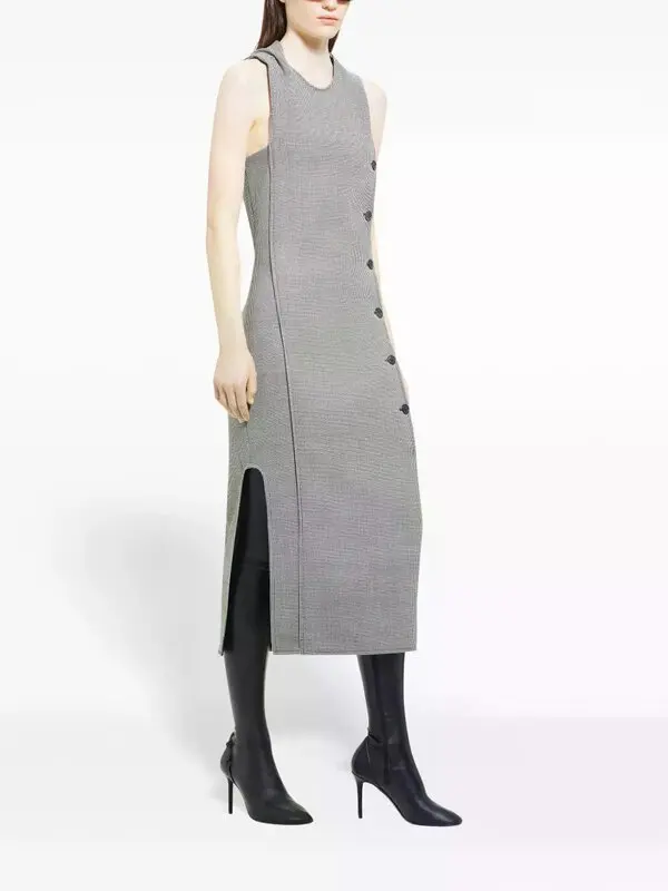 COURREGES Oblique Houndstooth Dress