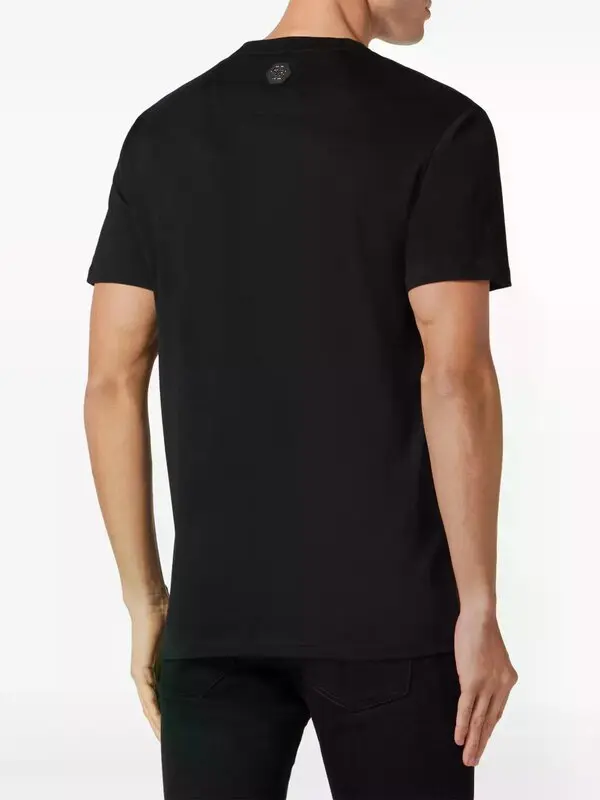 Philipp Plein Rhinestone-skeleton Cotton T-shirt