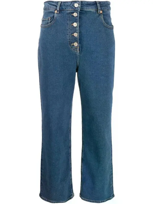 Paul Smith Cropped Wide-leg Jeans