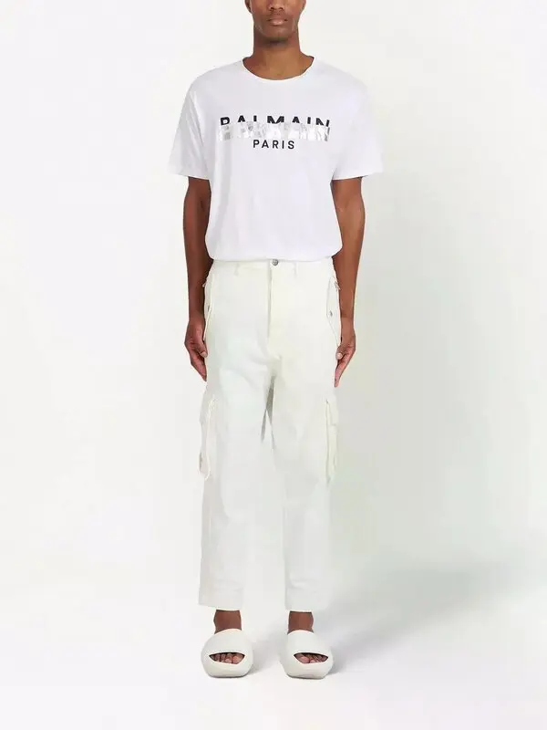 Balmain Tapered Leg Cargo Jeans