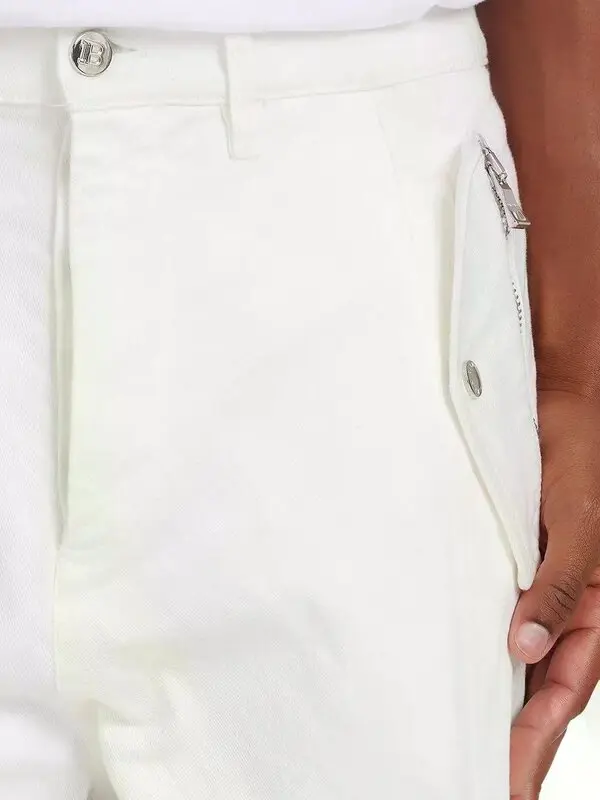 Balmain Tapered Leg Cargo Jeans