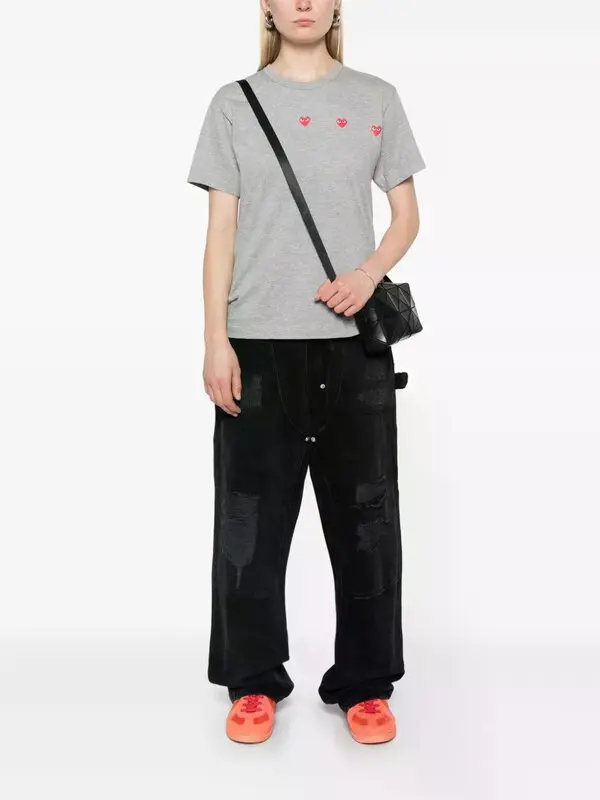 Play Comme Des Garcon Heart Print T-shirt