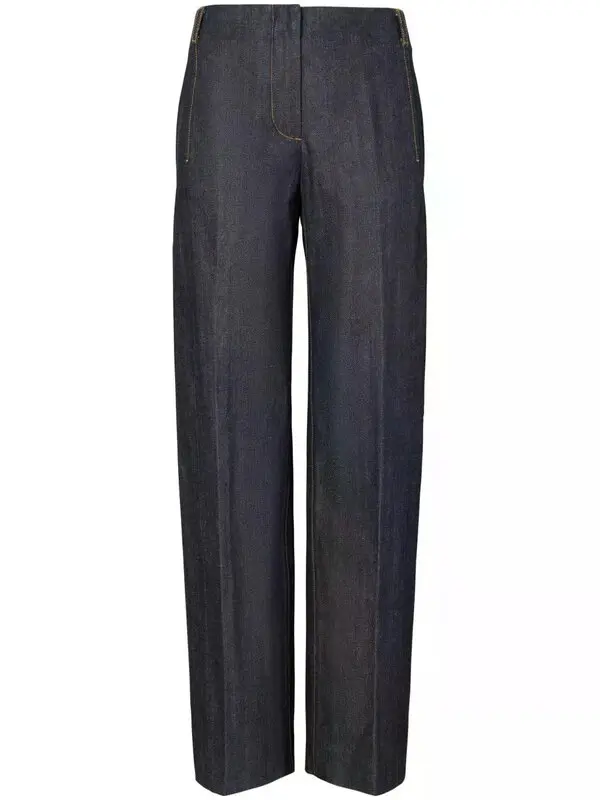 Tory Burch Selvedge Straight-leg Jeans