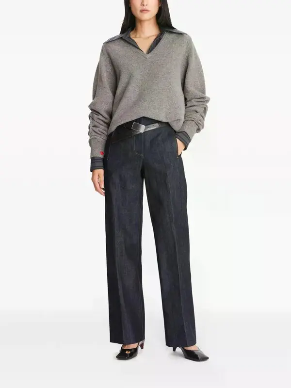 Tory Burch Selvedge Straight-leg Jeans