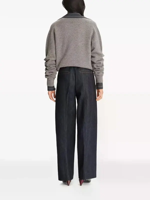 Tory Burch Selvedge Straight-leg Jeans
