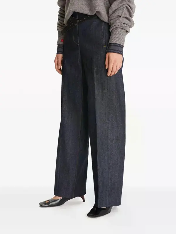 Tory Burch Selvedge Straight-leg Jeans