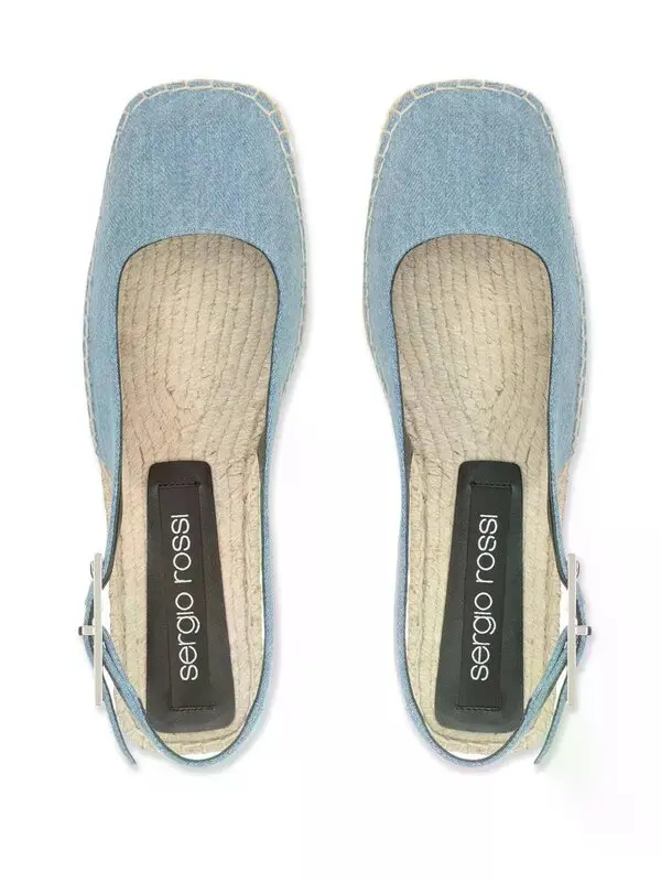 SERGIO ROSSI Denim Espadrilles