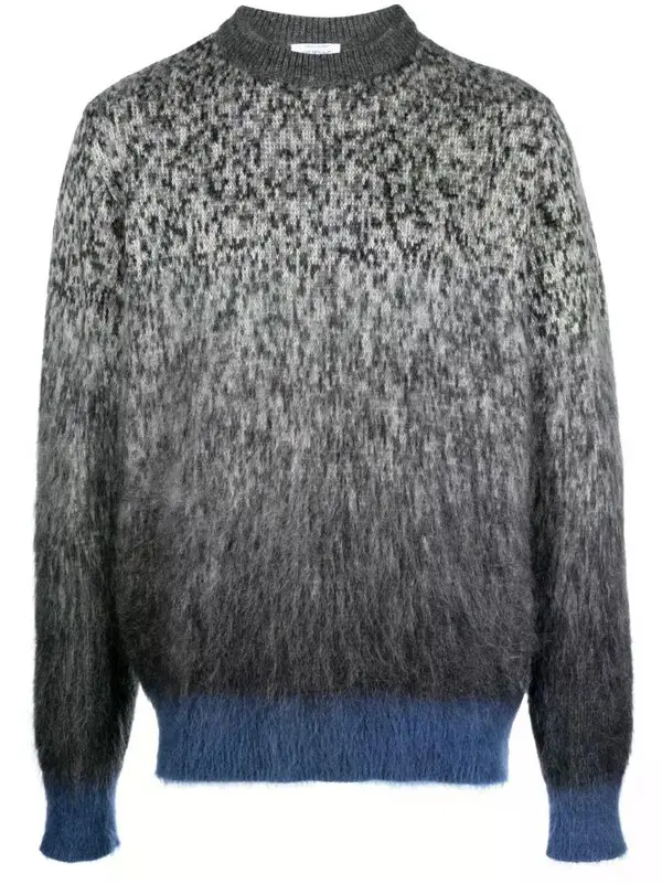 Off-White Arrows-print Degrade Jumper - Grey