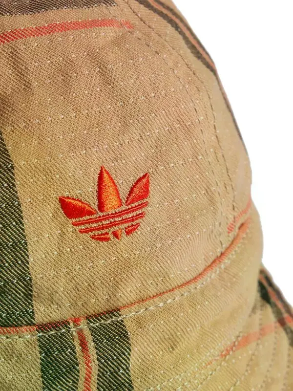 Adidas X Wales Bonner Check-pattern Bucket Hat