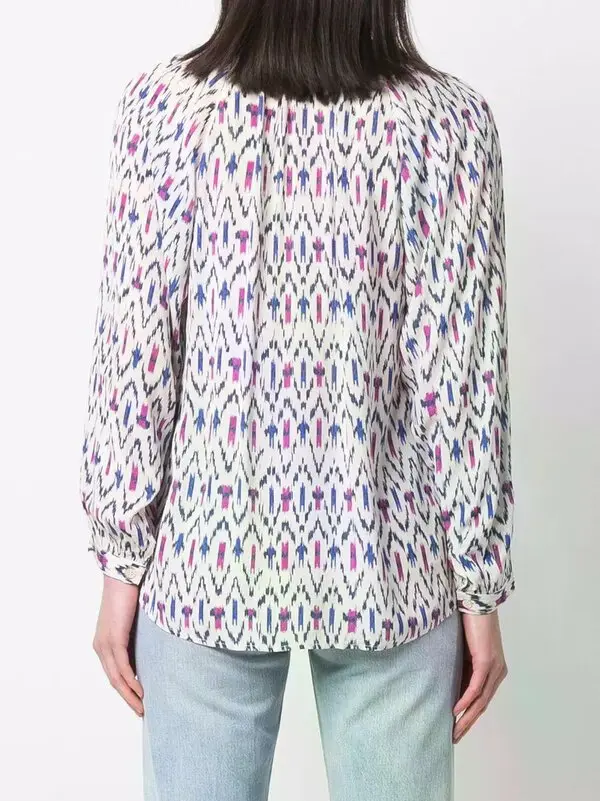 MARANT ETOILE Geometric Print Blouse